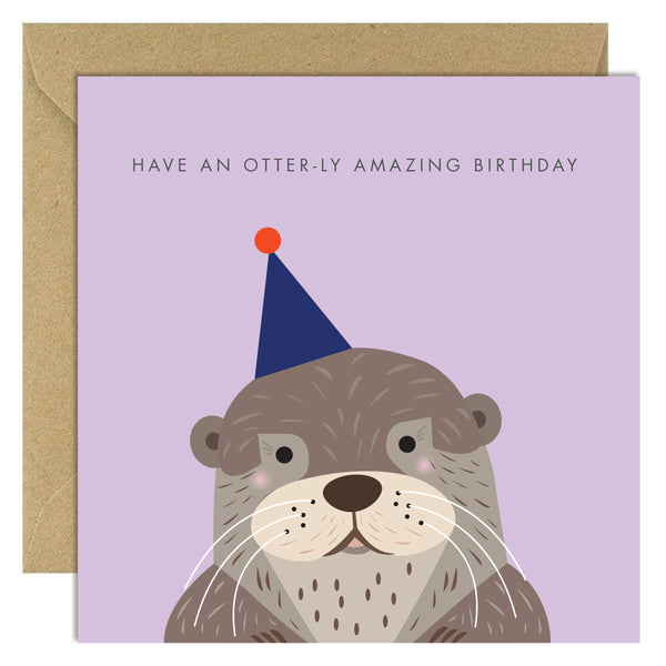 Otterly Amazing Birthday - BOLD BUNNY